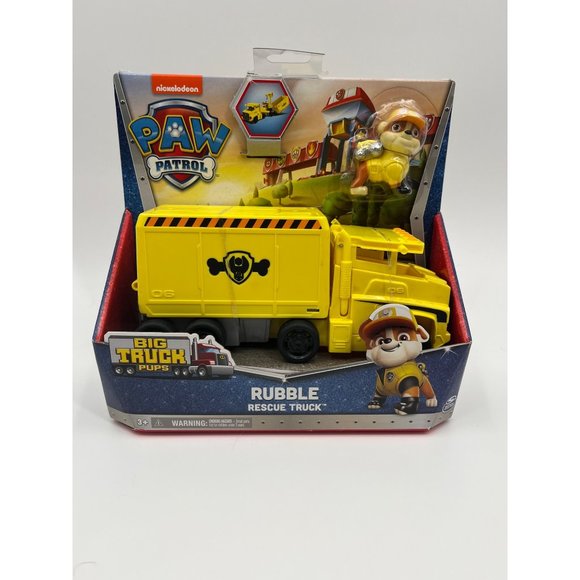 Paw Patrol | Toys | Paw Patrol Rubble Rescue Truck Bit Truck Pups ...